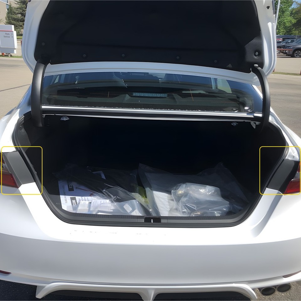 LH+RH Rear Combination Tail Lamp Trim Light Trunk Fit Cover Toyota ...