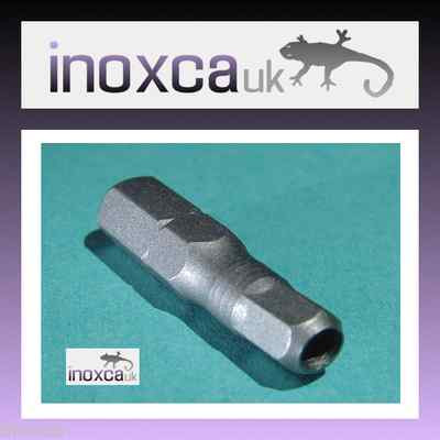 12 3/32" HEX PIN SECURITY INSERT BITS ANTI TAMPER 1/4" A/F HEXAGONAL ...