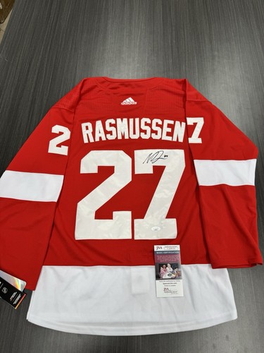 Michael Rasmussen Signed Detroit Red Wings Jersey JSA COA | eBay