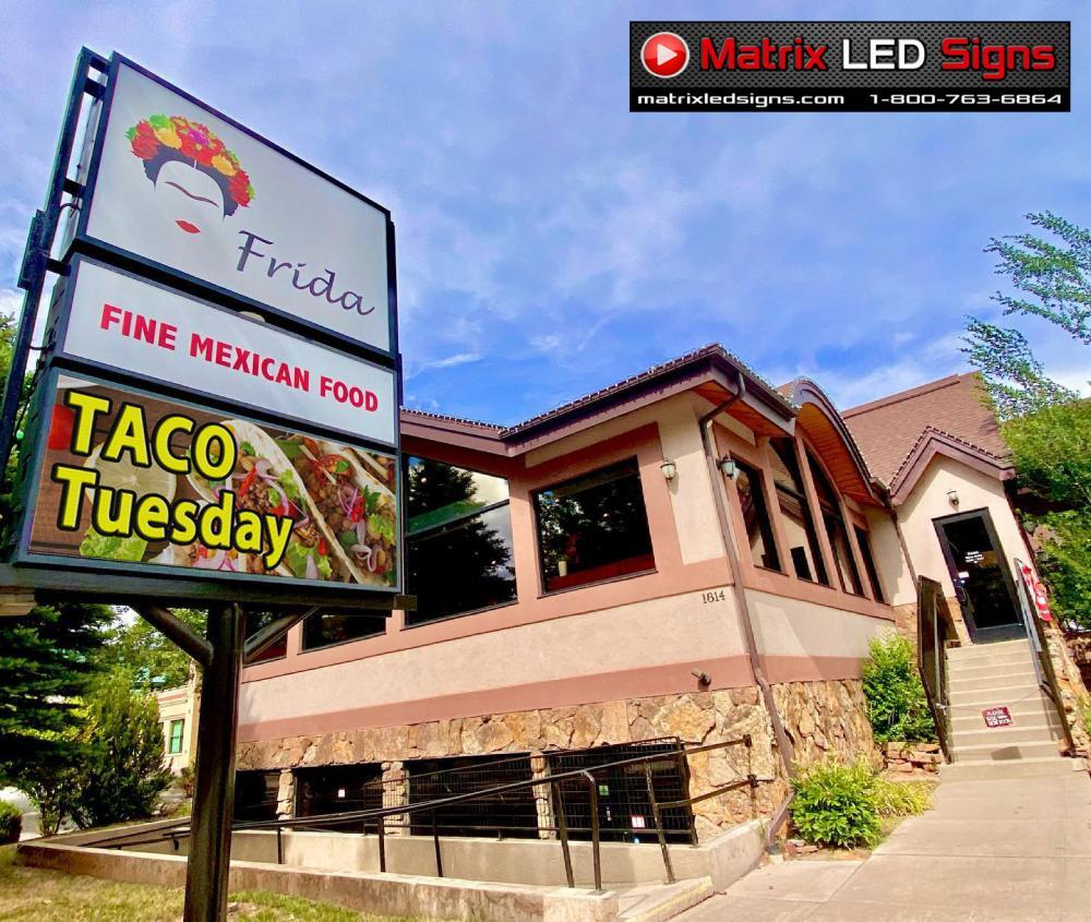 LED Sign Outdoor 2 Sided LED Programmable Message Center 2 Sided Church ...