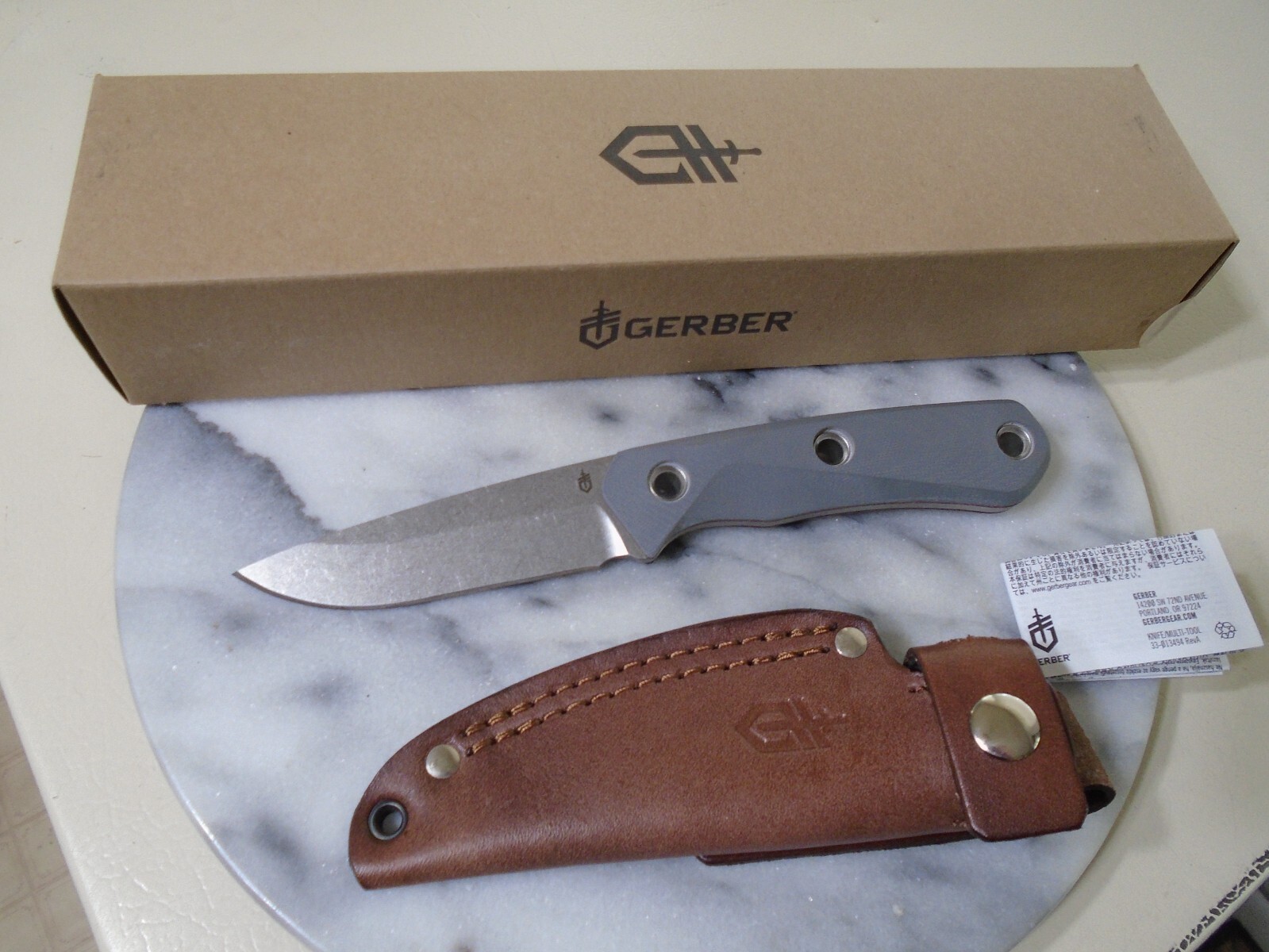 Gerber USA TERRACRAFT Fixed Blade Hunter Knife Full Tang CPM S30V Steel ...