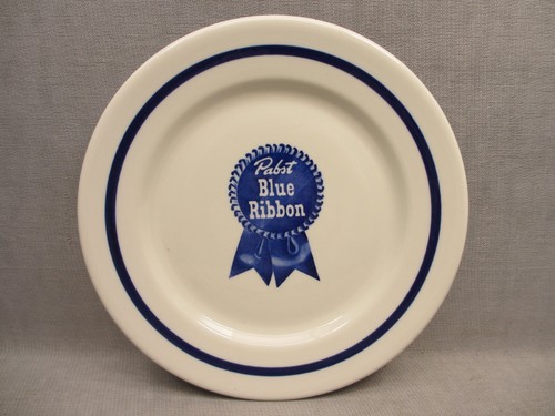 Pabst Blue Ribbon Plate McNicol China Mint Condition | eBay