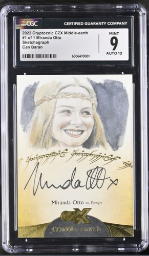 2022 CZX Middleearth Sketchagraph Miranda Otto Auto Can Baran Sketch ...