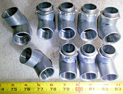 Aluminum 90° Degree Conduit Corner Elbow Connector for 3/4" Pipe ...