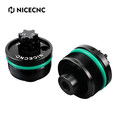 NiceCNC Front Fork Top Cap Upper Cover For Yamaha YZ80 1995-2001 YZ85 ...