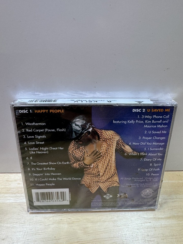 Happy People/U Saved Me by R. Kelly (CD, Aug-2004, 2 Discs, Jive New ...