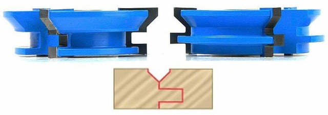 Amana 938 V Paneling Cutter Set 2-3/4 D. for sale online | eBay