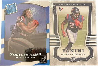 Deonta Foreman Rookie Card Lot | eBay