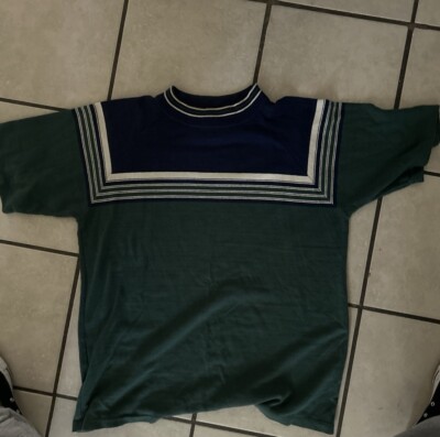 Vintage TR Edition Striped Green And Blue Shirt | eBay