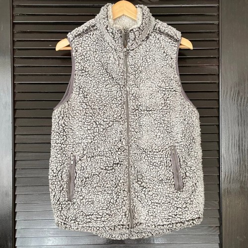 Women's Thread & Supply Grey Sherpa Very Soft Vest M | eBay