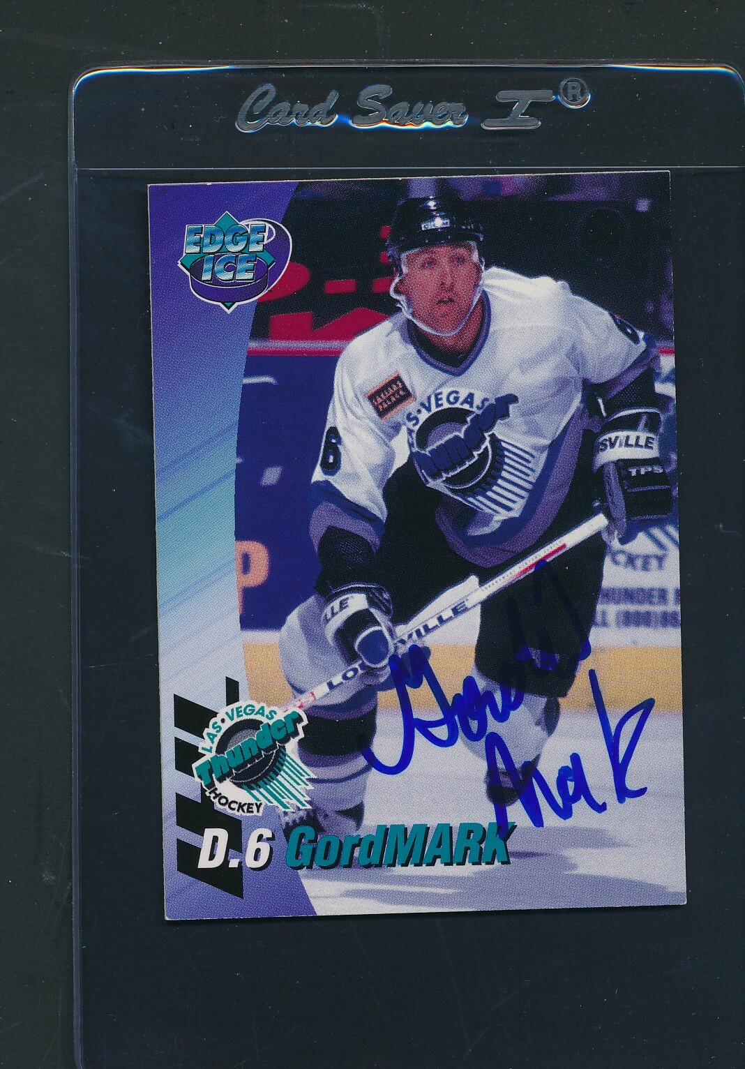 1995 Split Second Gord Mark Thunder Signed Auto *D7132 | eBay