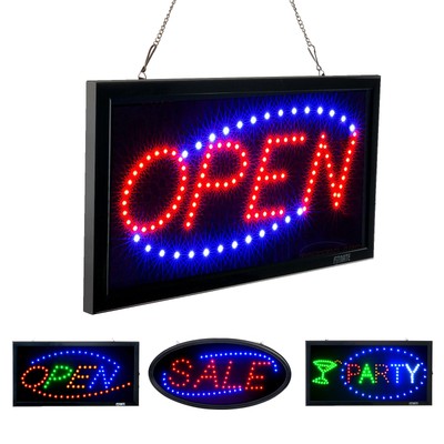 Business Signs - Led Open Sign Vertical