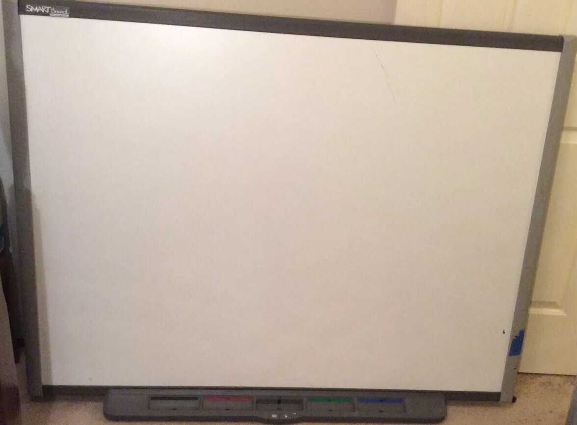 SMART SB660 64" SmartBoard Interactive White Board. W/Tray. No Pen. | eBay
