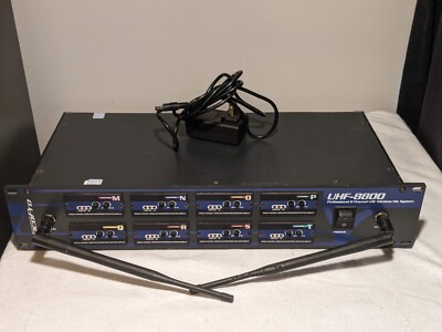 VocoPro UHF-8800 Professional 8 Channel UHF Wireless Mic System | eBay