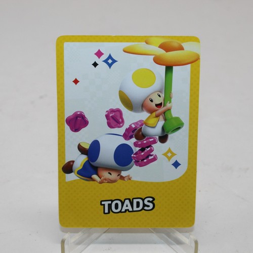 Toads Yellow Border Super Mario Bros Wonder Exclusive Trading Card ...