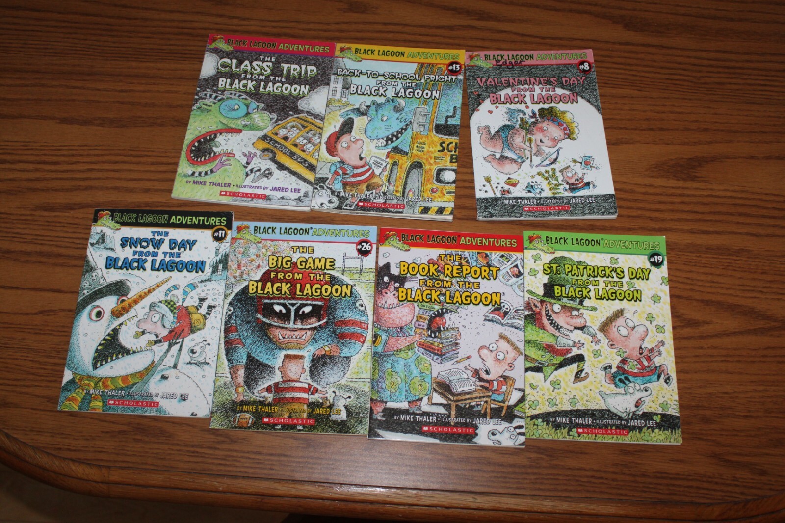 7 Adventures Black Lagoon Chapter Book Lot Mike Thaler | eBay