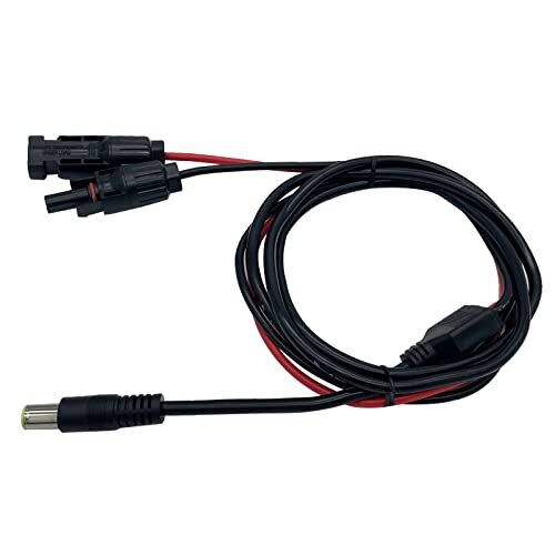 Solar Panel Connector to DC 8MM Adapter Cable, with Solar Connector ...