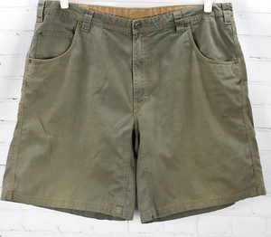 Cabela's Outdoor Shorts Men's 42 Green Cotton Nylon Hiking Camping 10 ...