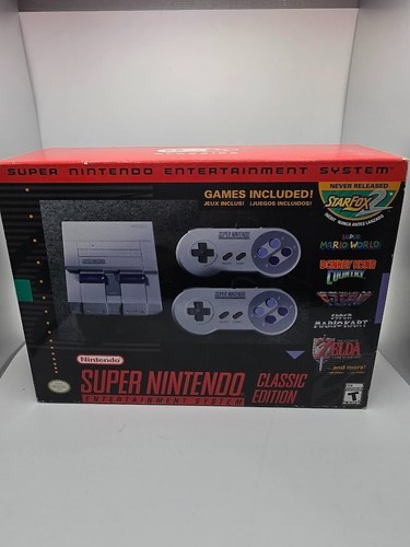 Authentic SNES Super Nintendo Classic Mini Super Entertainment System ...