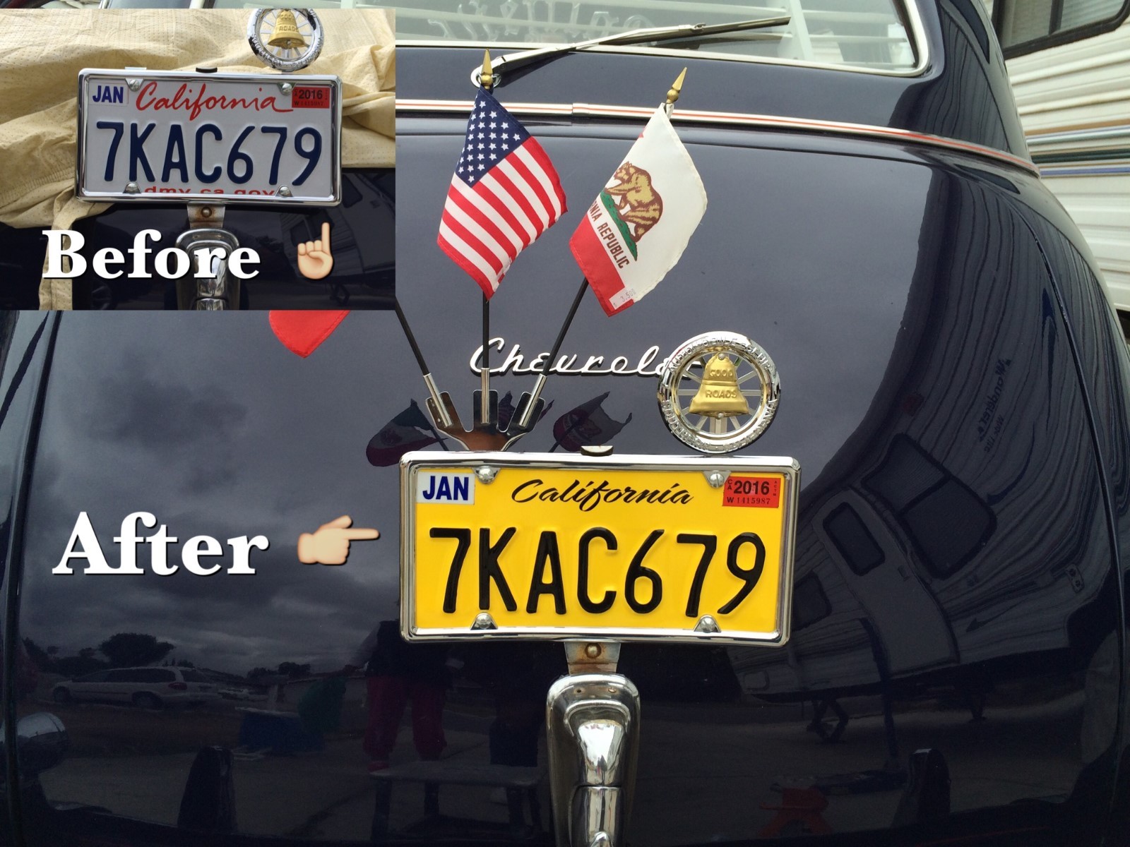 DIY CALIFORNIA Legacy License Plates Chevy CLASSIC TRUCK | eBay