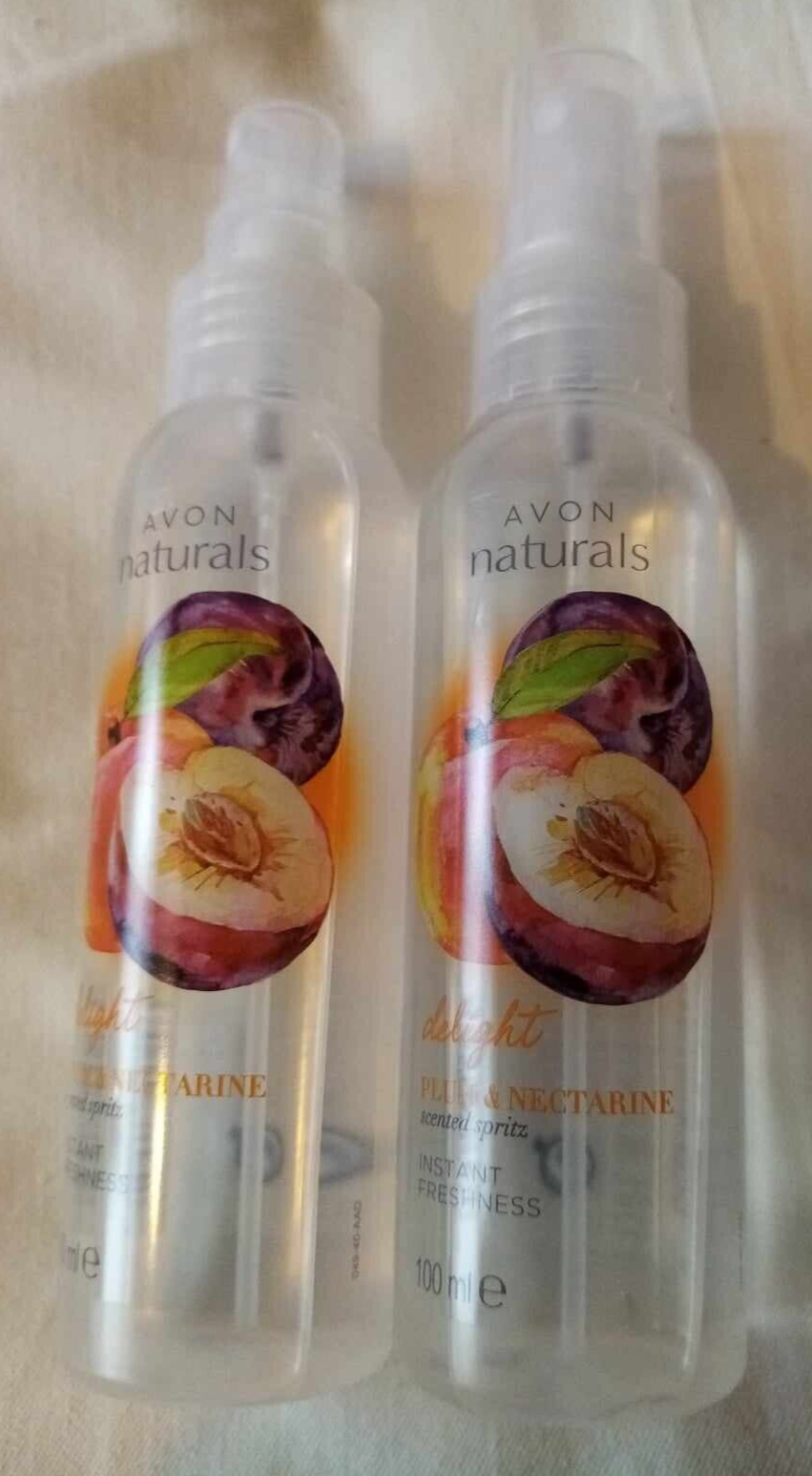 Avon Body Spritz Spray 100ml Naturals Delight Plum Nectarine Scented ...