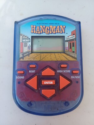 HANGMAN Milton Bradley 1995 Electronic Handheld Game WORKS | eBay