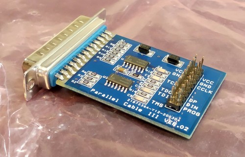 XILINX Parallel Cable III Ver. 02 PC3 JTAG Slave-Serial ...