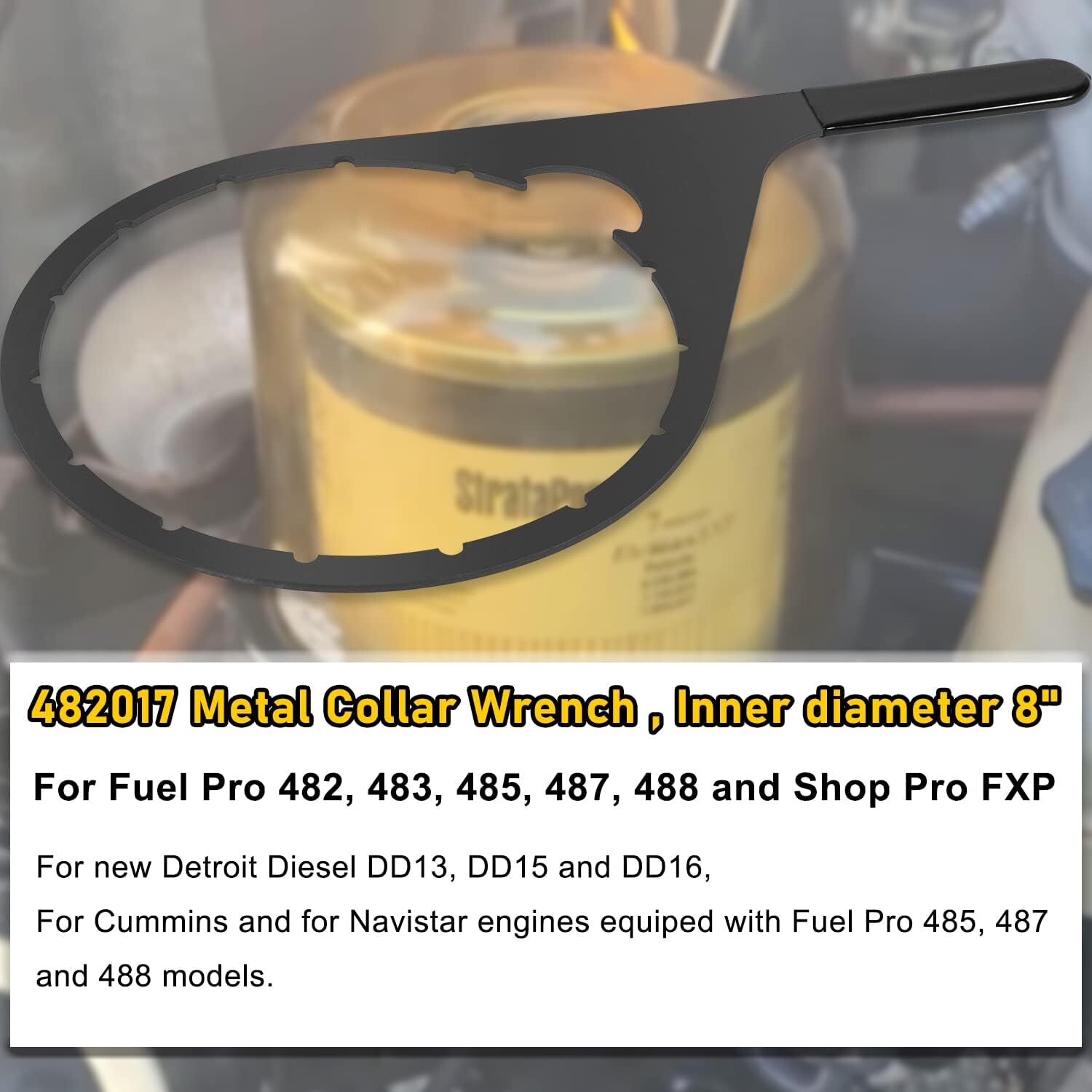8" 482017 Fuel Filter Collar Vent Cap Wrench For Davco Fuel Pro ...