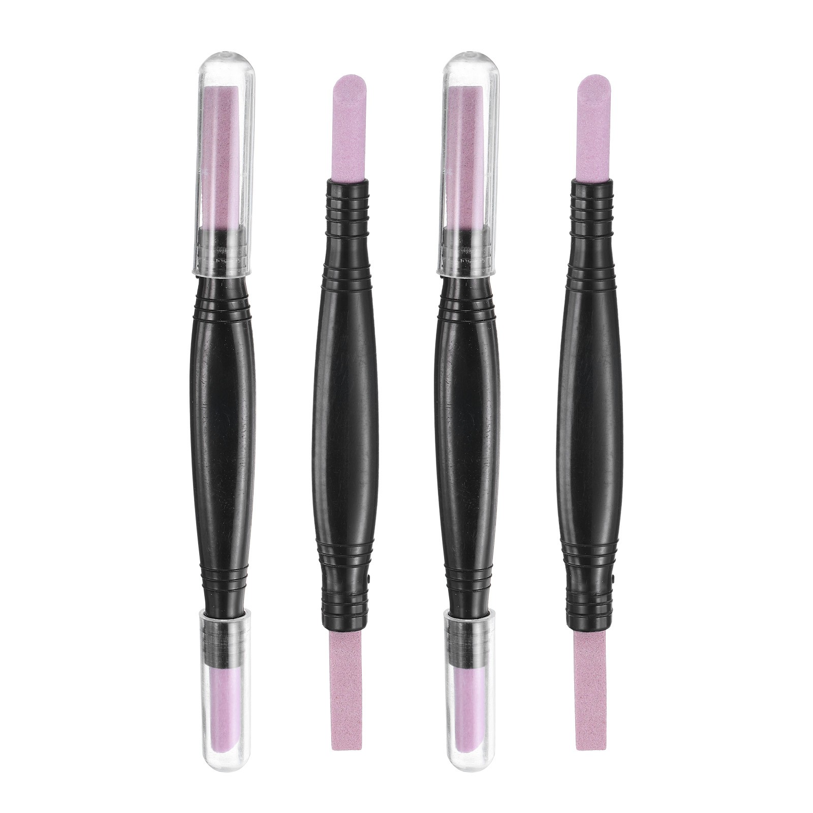 4pcs Pumice Stone Nail File Stick, Double-Head Cuticle Remover Nail ...