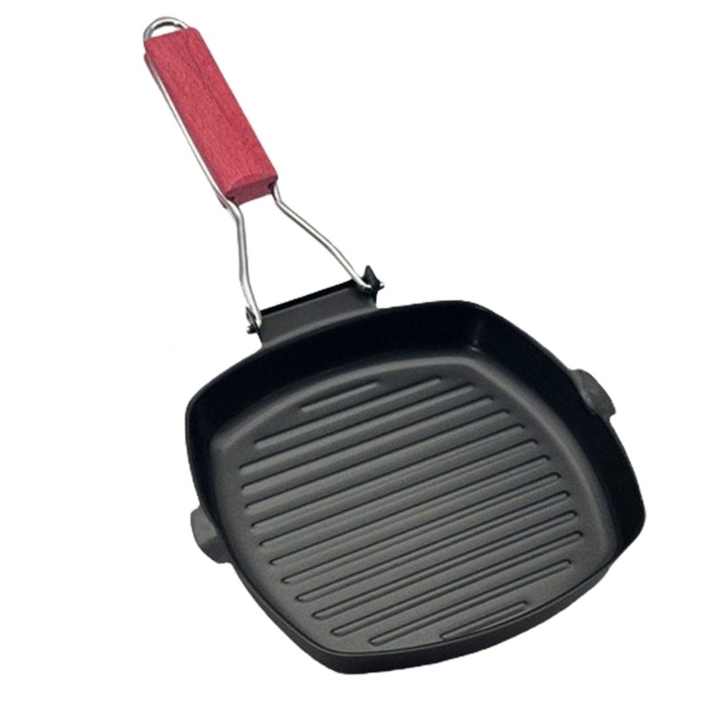 Foldable Grilling Pan with Nonstick Coating Picnics Grilling Pans with ...