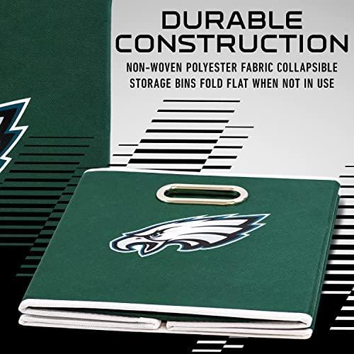 Franklin Sports NFL Philadelphia Eagles Collapsible Storage Bin - NFL ...