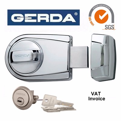 Gerda High Quality Surface Mounted Door Lock 4 Keys ZG200S Colour ...
