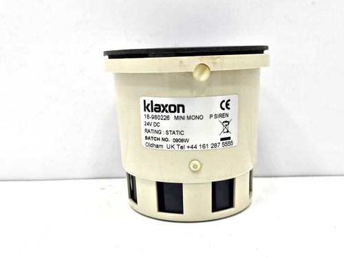 18-980226 KLAXON MINI MONO P SIREN 24V DC | eBay UK