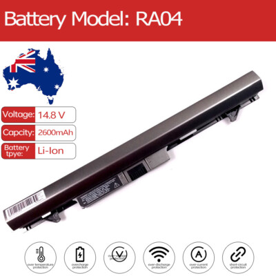 RA04 Battery for HP ProBook 430 G1 (F3K26PA),430 G2 (J4T33EA),430 G2 ...