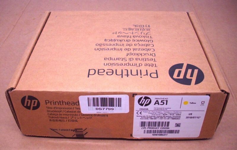 HP A51 Printhead yellow CZ633A für Page Web Press T300 T350 T360 OVP ...
