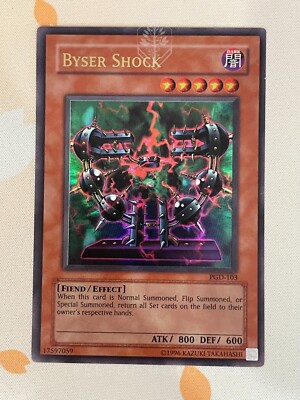 Yugioh, Byser Shock PGD-103, Ultra Rare, Unlimited, LP/VLP | eBay