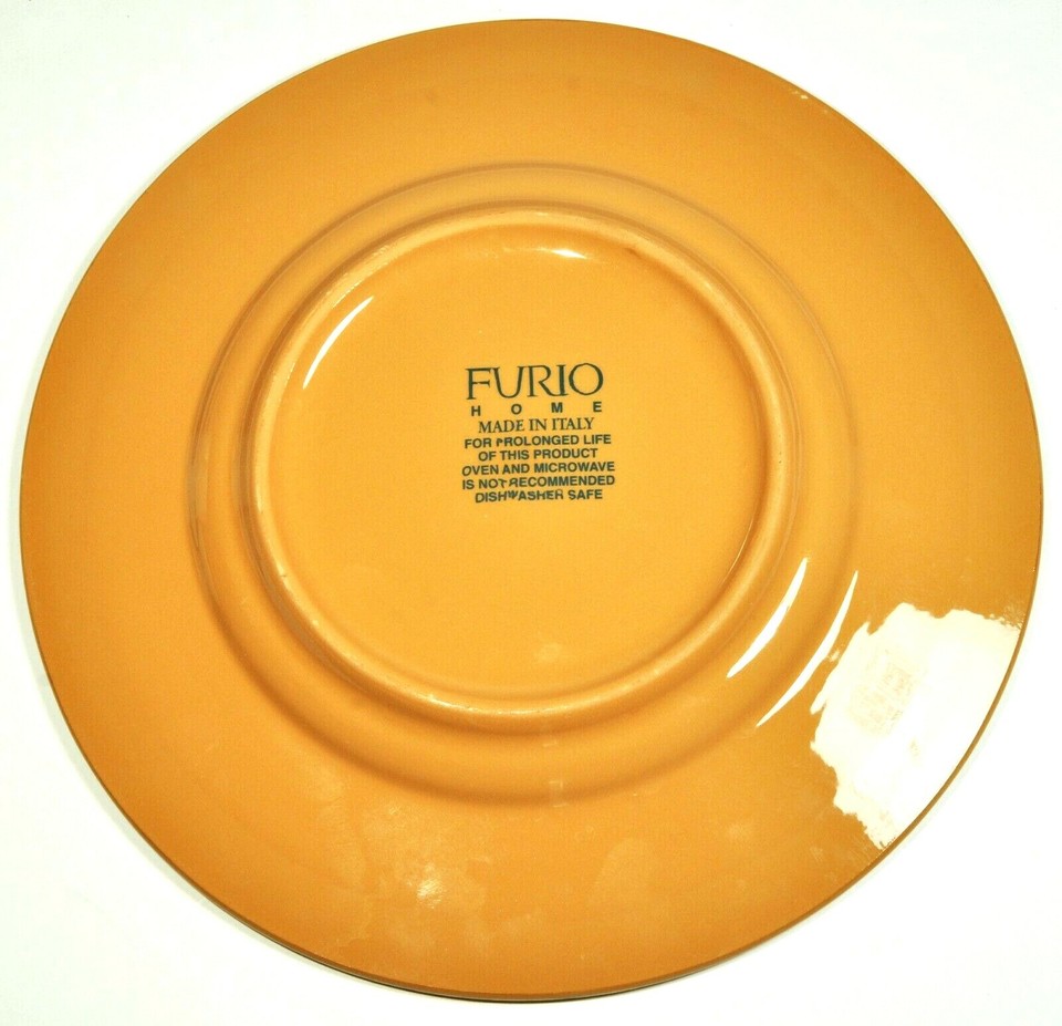 Set of 4 Furio Home 9" "Christmas Pine" Salad Plates Beige Textured ...
