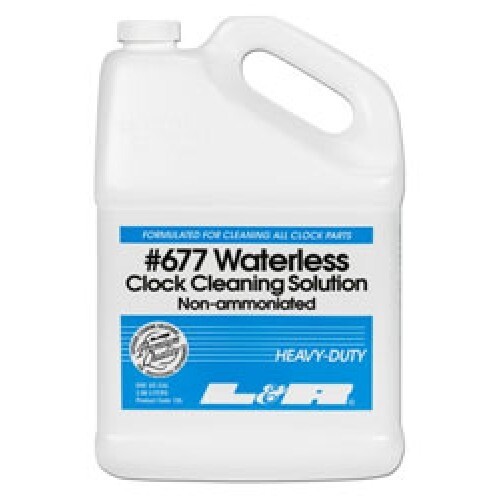 L&R #677 Waterless Clock Cleaning Solution Clocks US Gallon/3.8ltr ...