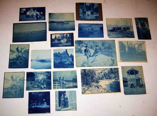 Vintage Lot of 20 CYANOTYPES Measuring up to 4" x 6" Each Circa 1895 ...