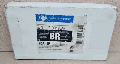 BR120AF CUTLER HAMMER 1 POLE 20 AMP 120V CIRCUIT BREAKER NTO | eBay