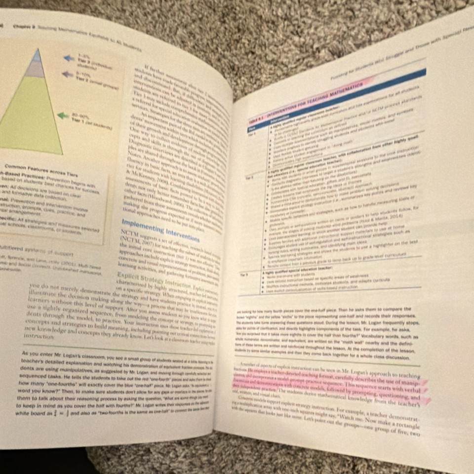 Pearson Elementary and Middle School Mathematics Tenth Edition Van de ...