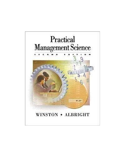 Practical Management Science: Spread... by Winston, Wayne L. Mixed ...
