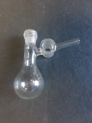 Sigma Aldrich Glass Solvent Storage Flask w/ Sidearm 25mL 14/20 ...