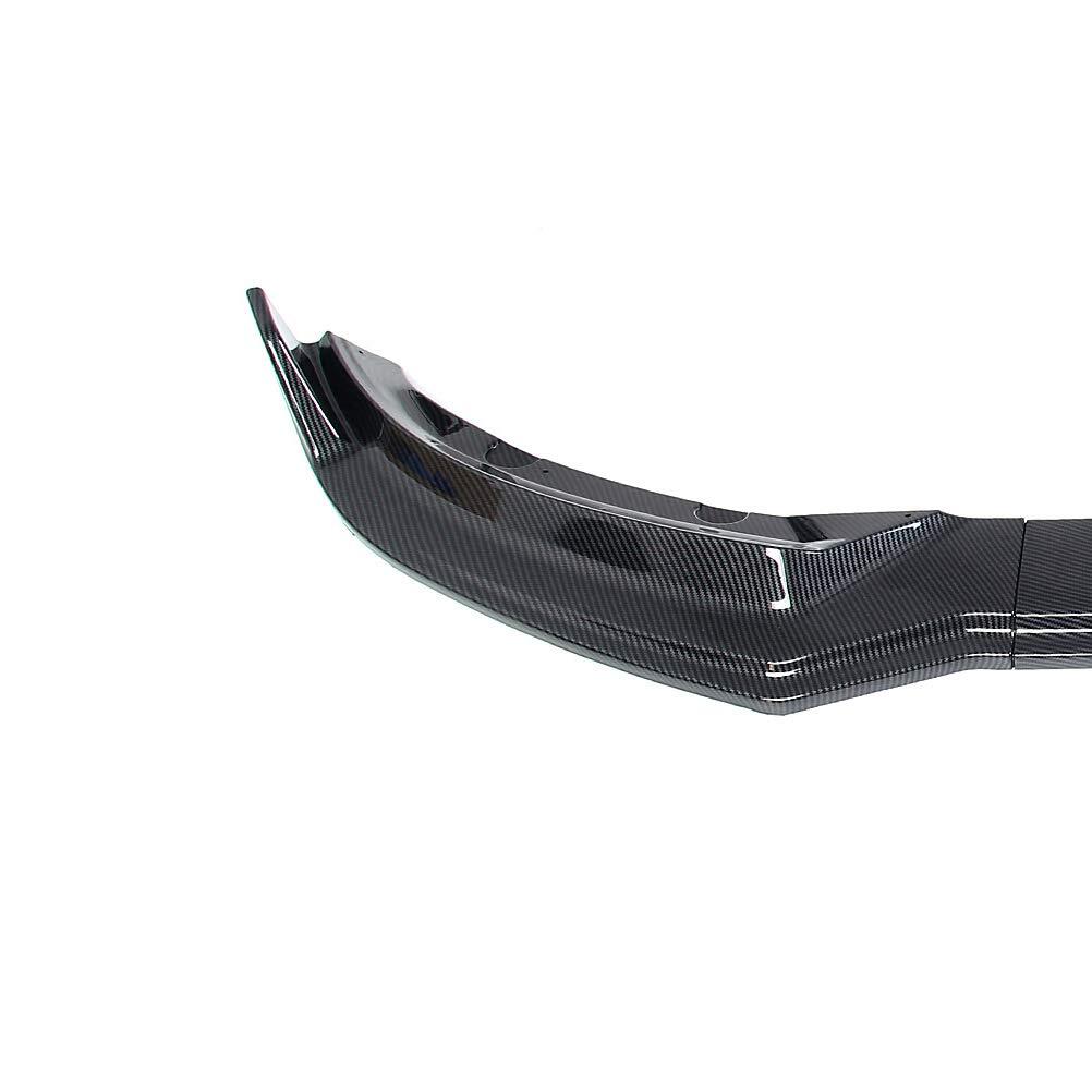 NINTE Front Lip for 2016-2022 Tesla Model 3 ABS Painted Carbon Fiber ...