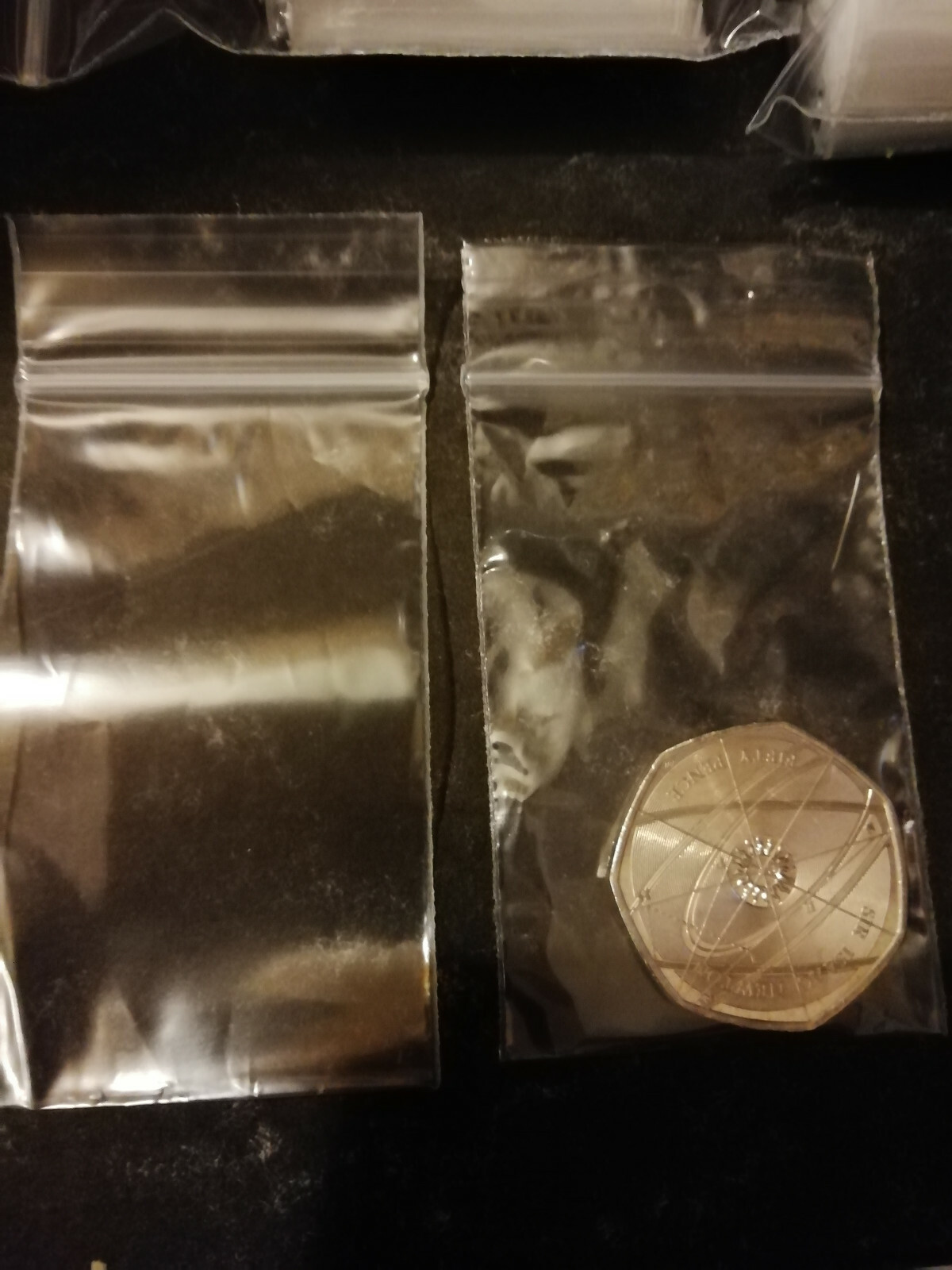 100 TOP QUALITY Small COIN Clear Plastic Bags SELF SEAL GRIP Resealable ...