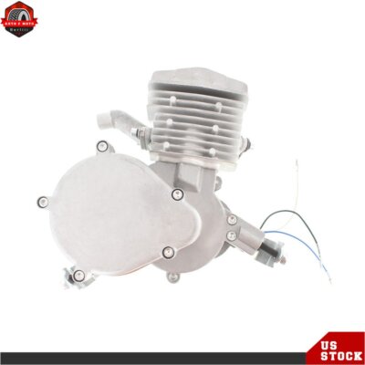 80cc 2 Stroke Gas Engine Motor Silver For Motorized Motorised Bicycle ...