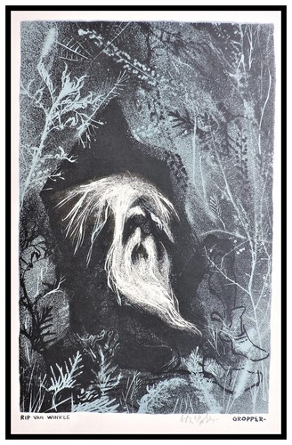 ️ SUPER SALE #29 William Gropper Social Realist WPA Rip Van Winkle ...