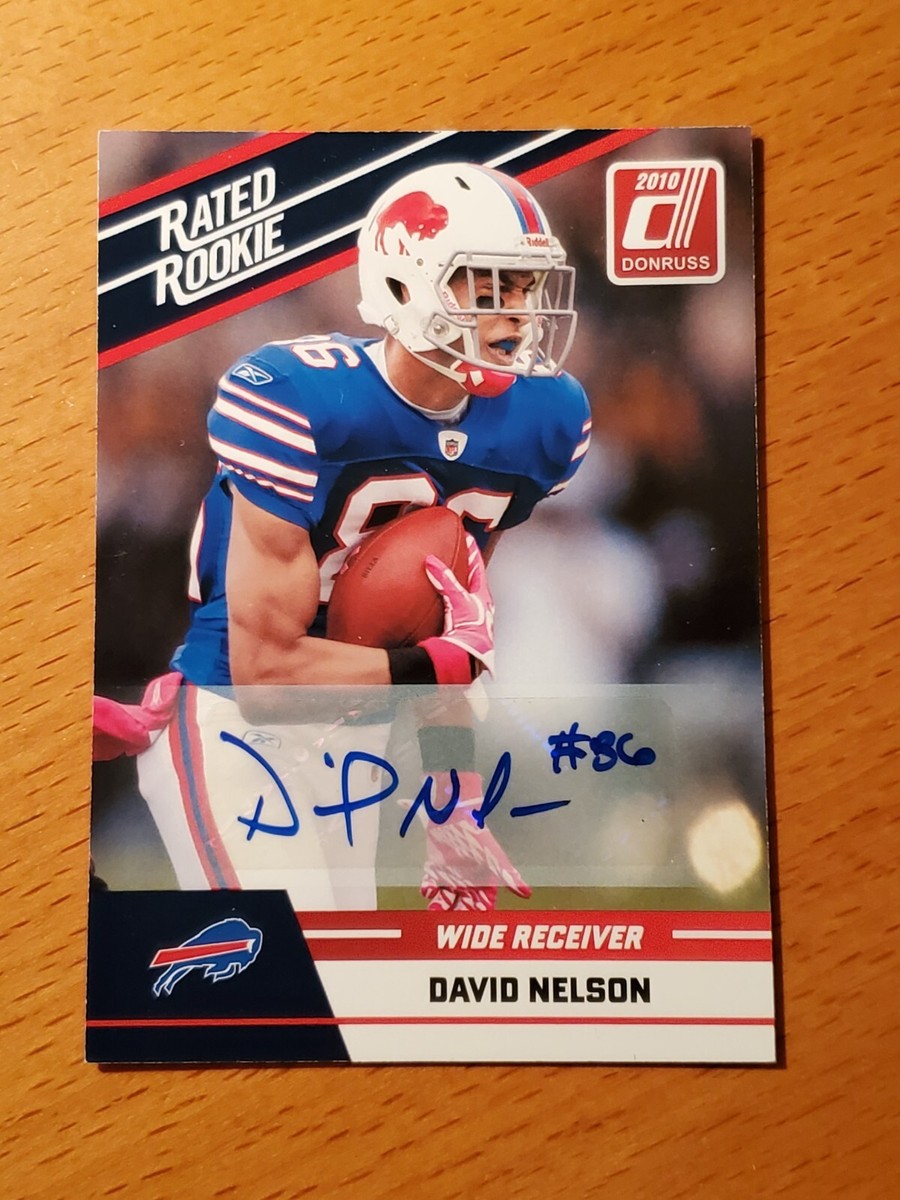 David Nelson Football David Nelson Autographed Football Card (Florida