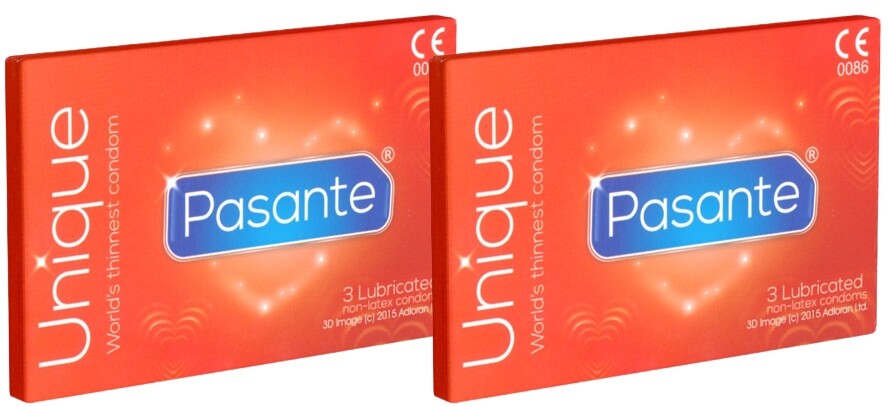 Pasante Unique Kondome latexfreie,hypoallergen, ultra dünn Präservative ...