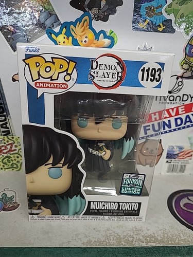 Funko Pop! Demon Slayer Muichiro Tokito #1193 Funkon 2022 Figure W ...